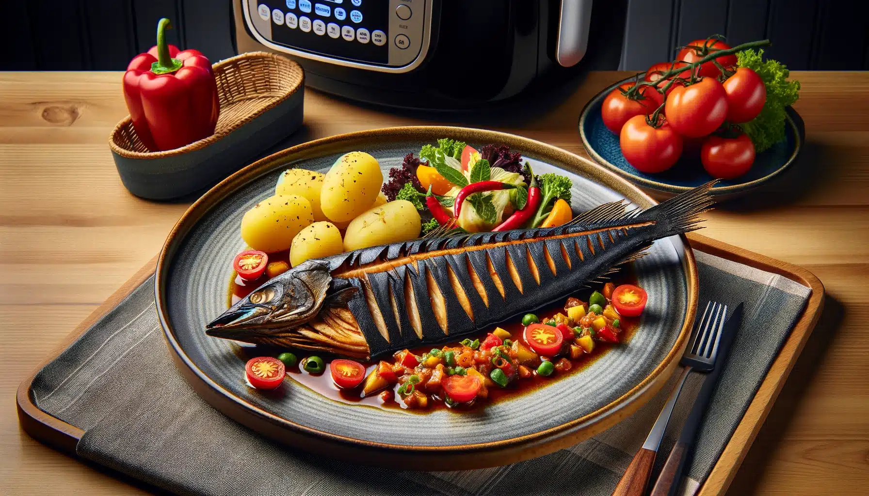 Receita Tradicional de Peixe Espada Preto à Madeirense na Air Fryer