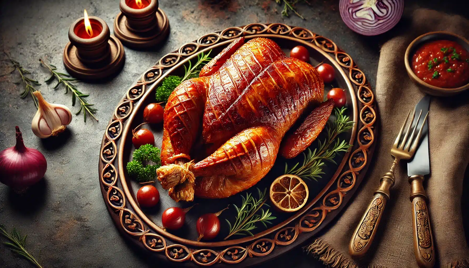 Perna de Peru na Air Fryer - Receita Prática e Deliciosa